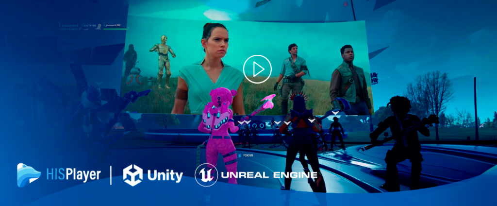 Unreal Engine 180, 360 Video Player - HISPlayer